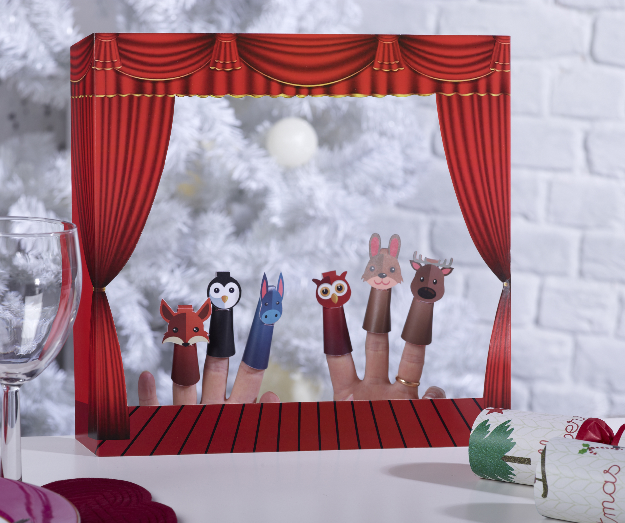 Toy Town Finger Puppets Christmas Crackers