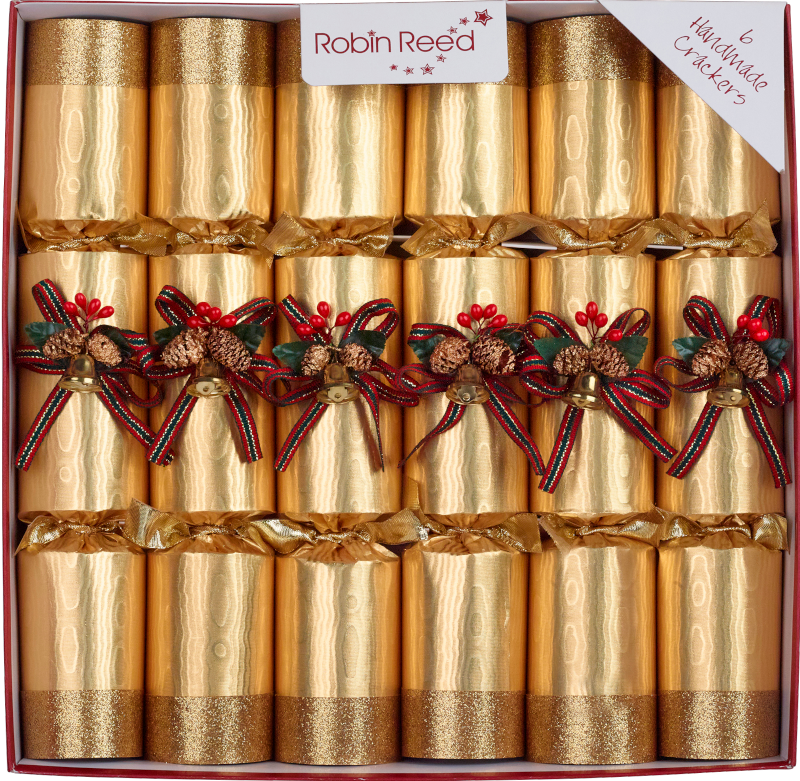 Ring O Bells Gold Christmas crackers